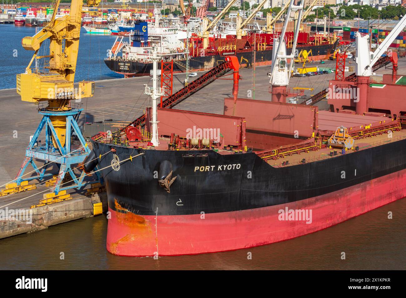 Montevideo container cargo port hi-res stock photography and images - Alamy