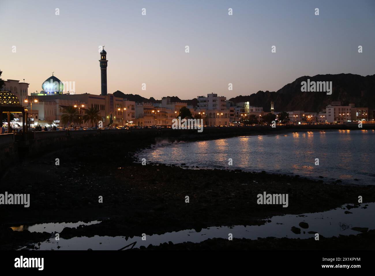 Old town muscat night hi-res stock photography and images - Alamy