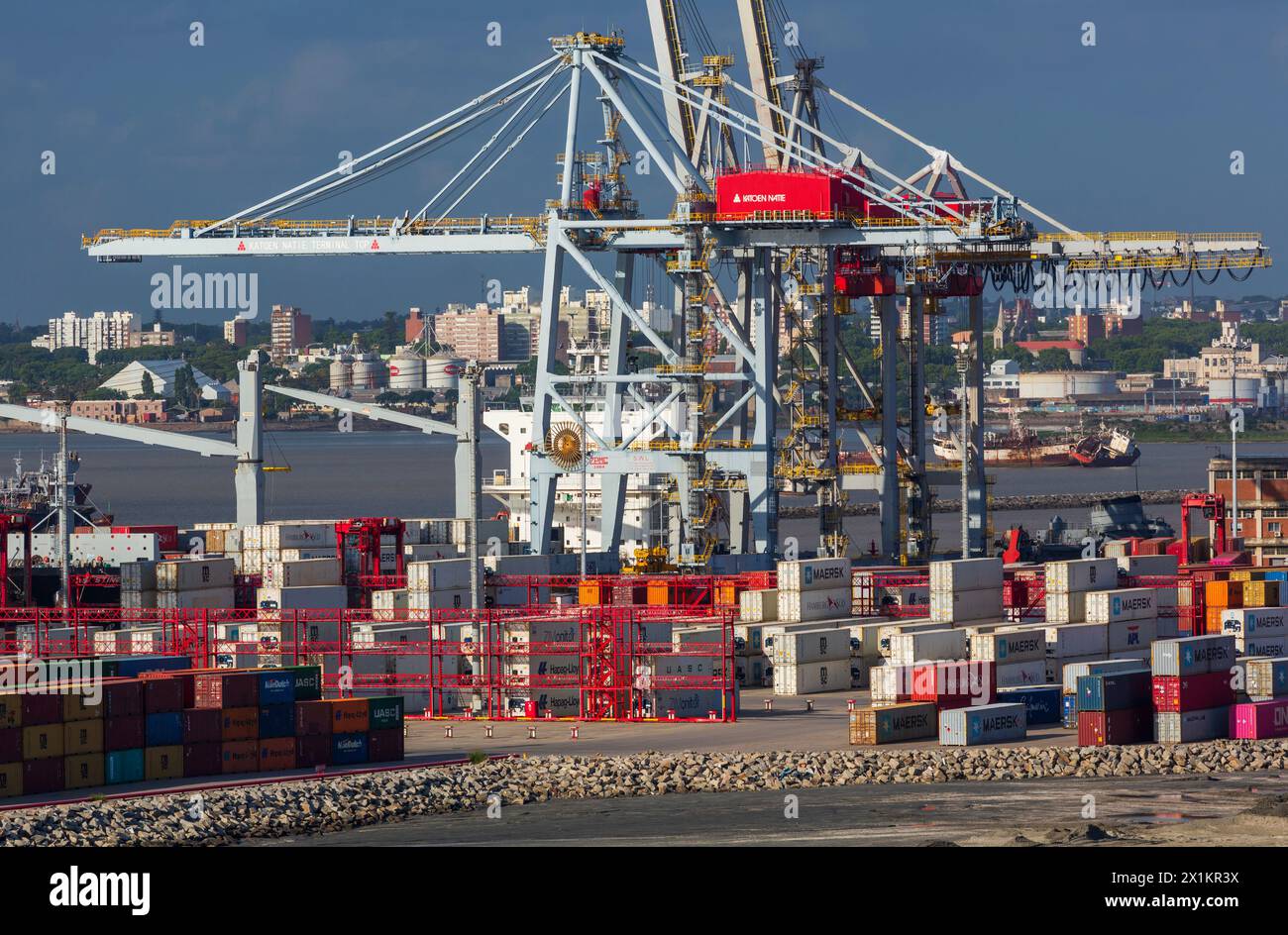 Port of Montevideo, Uruguay, South America Stock Photo - Alamy