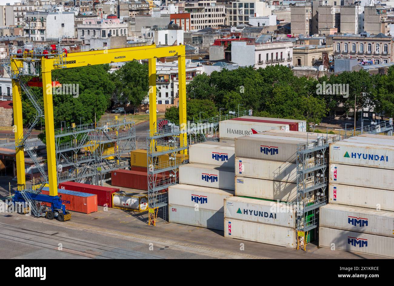 Port of Montevideo, Uruguay, South America Stock Photo - Alamy