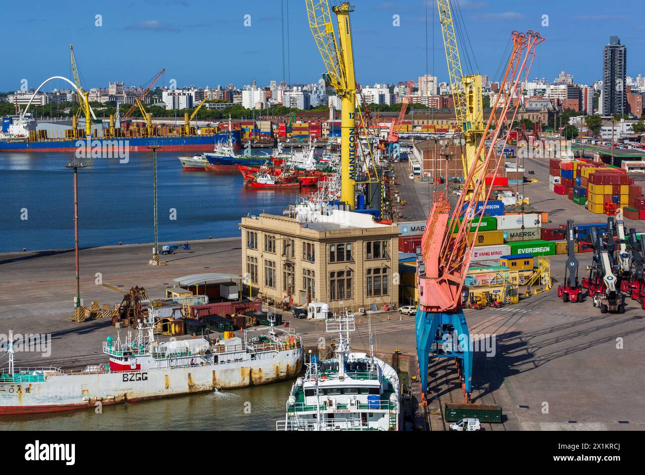 Port of Montevideo, Uruguay, South America Stock Photo - Alamy