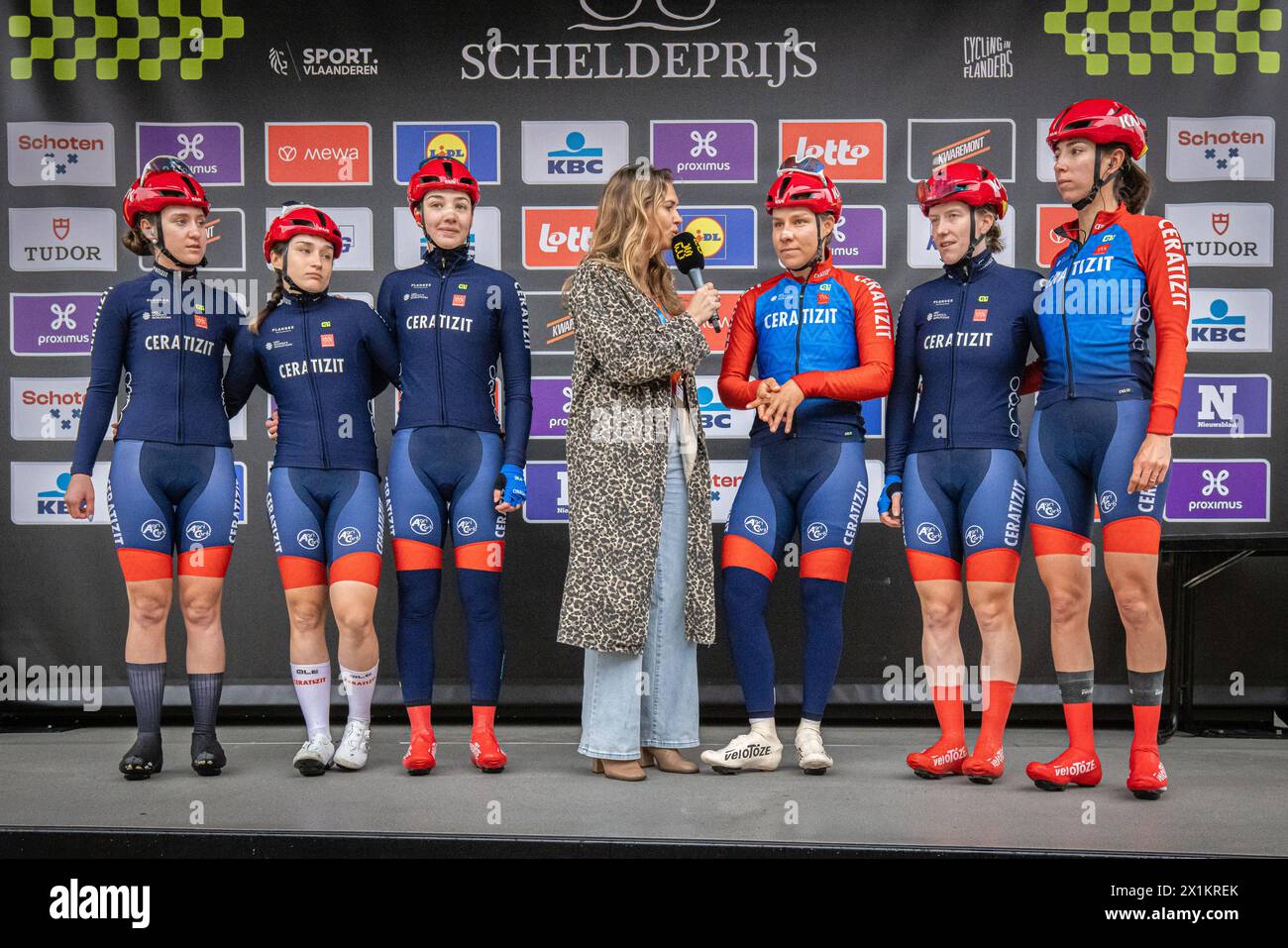 Scheldeprijs, Belgium. Ceratizit - WNT Pro Cycling Team Terneuzen to ...