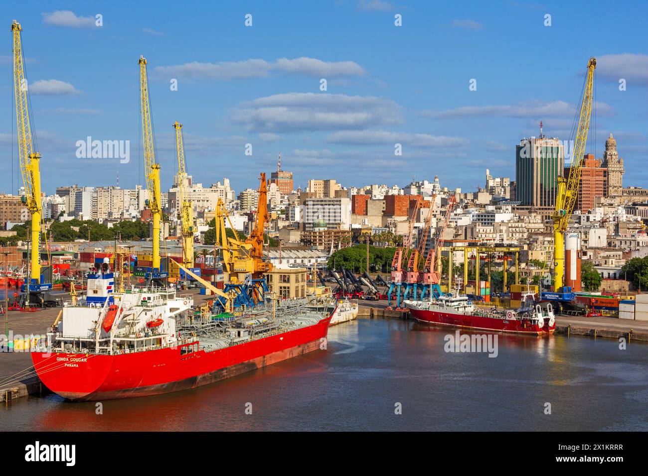 Montevideo container cargo port hi-res stock photography and images - Alamy