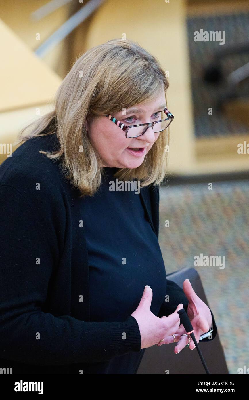 Edinburgh Scotland, UK 17 April 2024. Minister for Public Health and ...