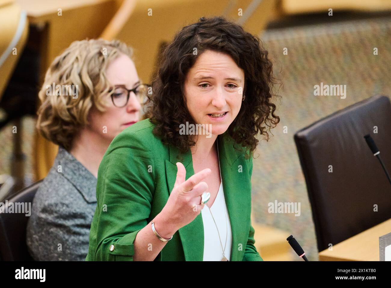 Edinburgh Scotland, UK 17 April 2024. Cabinet Secretary for Rural ...