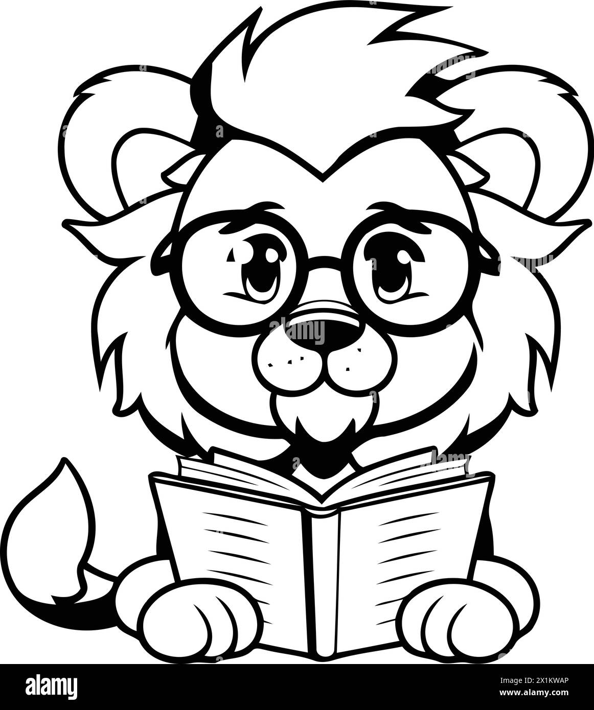 Cub of a lion Stock Vector Images - Alamy