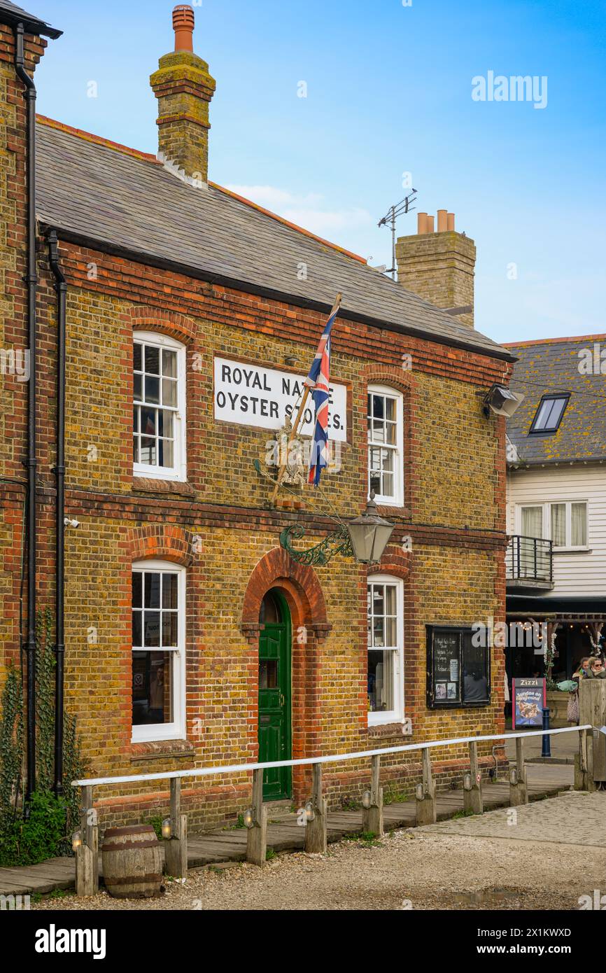 The Royal Native Oyster Stores, Whitstable, Kent, England Stock Photo ...