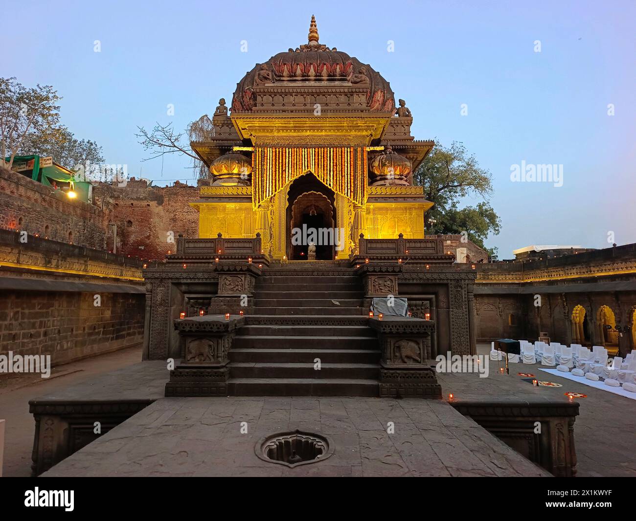 Maheshwar, Madhya Pradesh, India, 24 Feb 2024, Exterior View of the ...