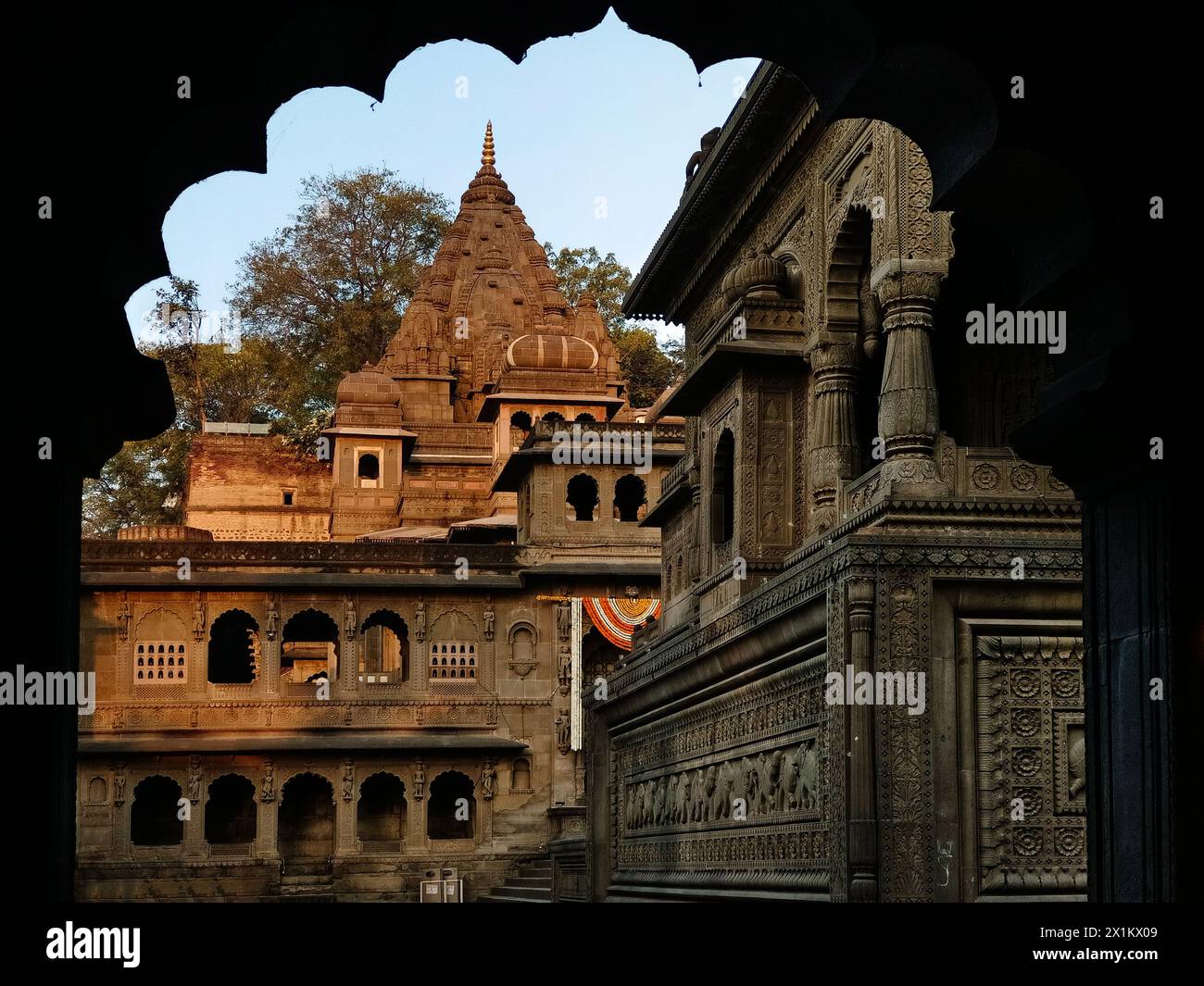 Maheshwar, Madhya Pradesh, India, 24 Feb 2024, Exterior View of the ...