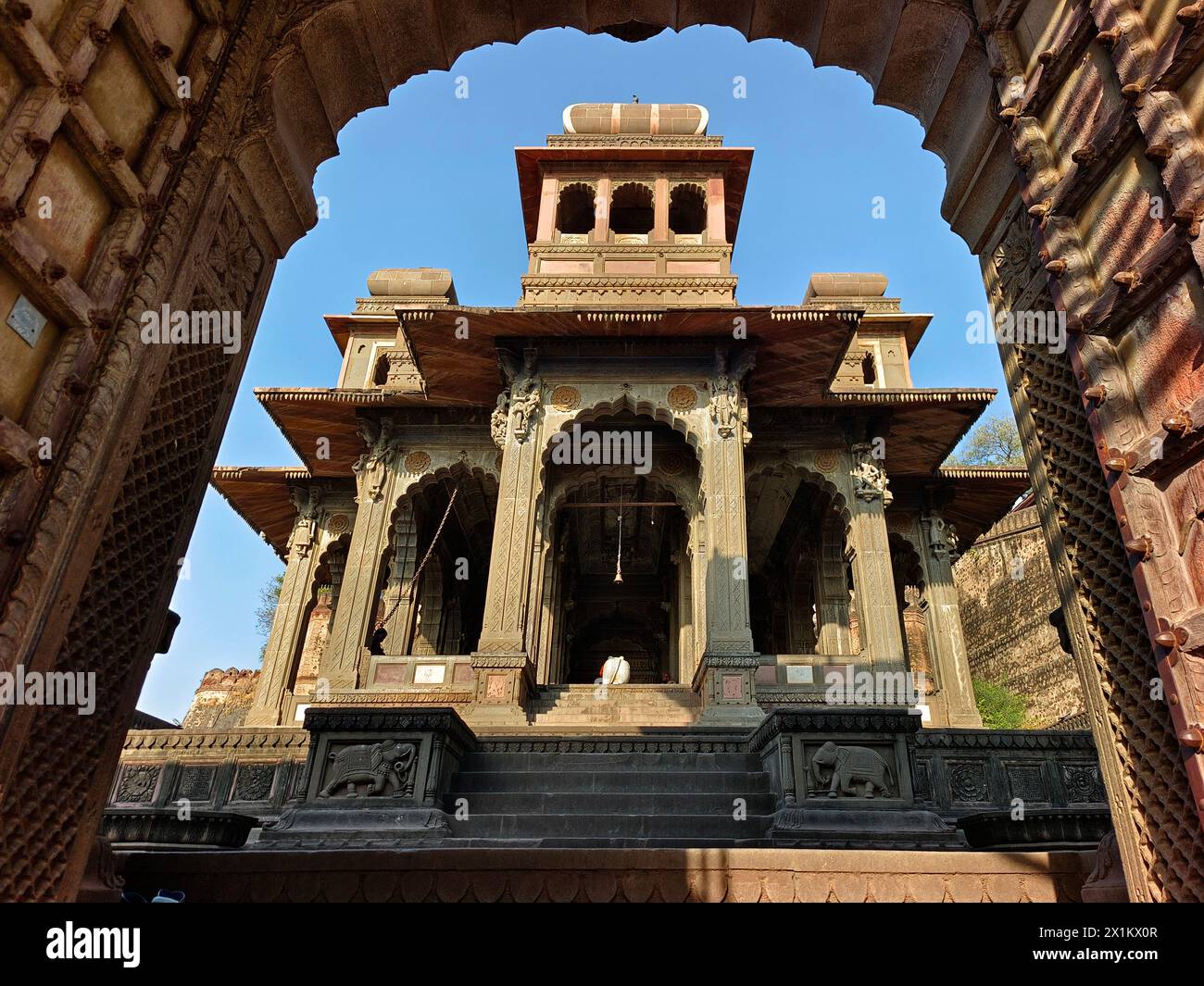 Maheshwar, Madhya Pradesh, India, 24 Feb 2024, Exterior View of the ...