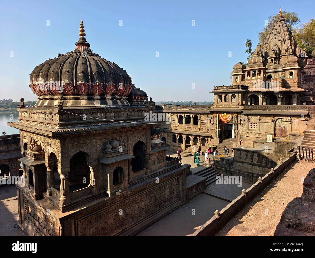 Maheshwar, Madhya Pradesh, India, 24 Feb 2024, Exterior View of the ...