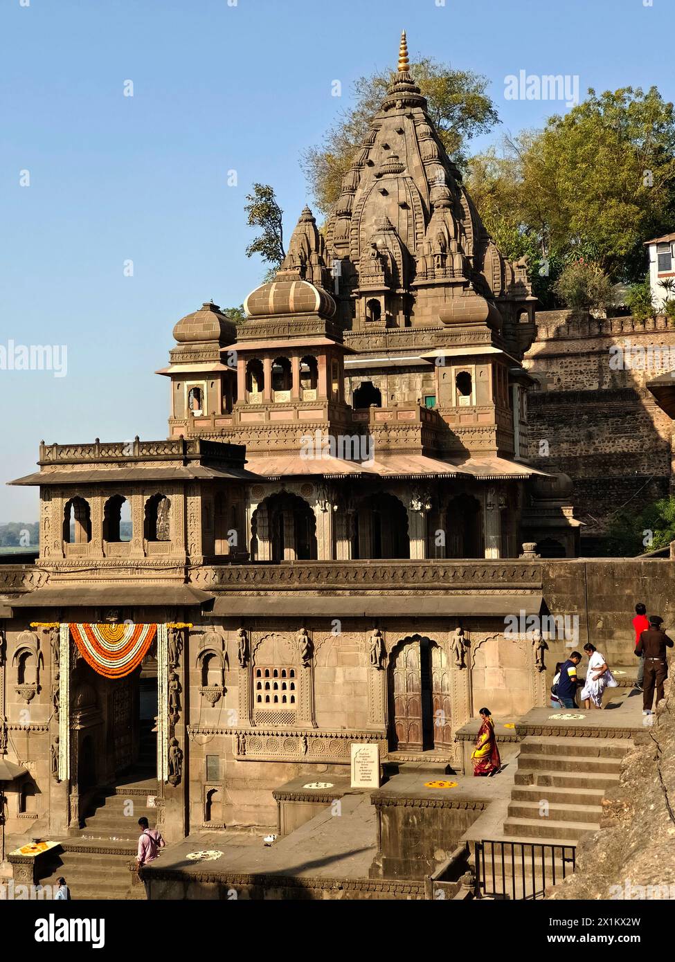 Maheshwar, Madhya Pradesh, India, 24 Feb 2024, Exterior View of the ...