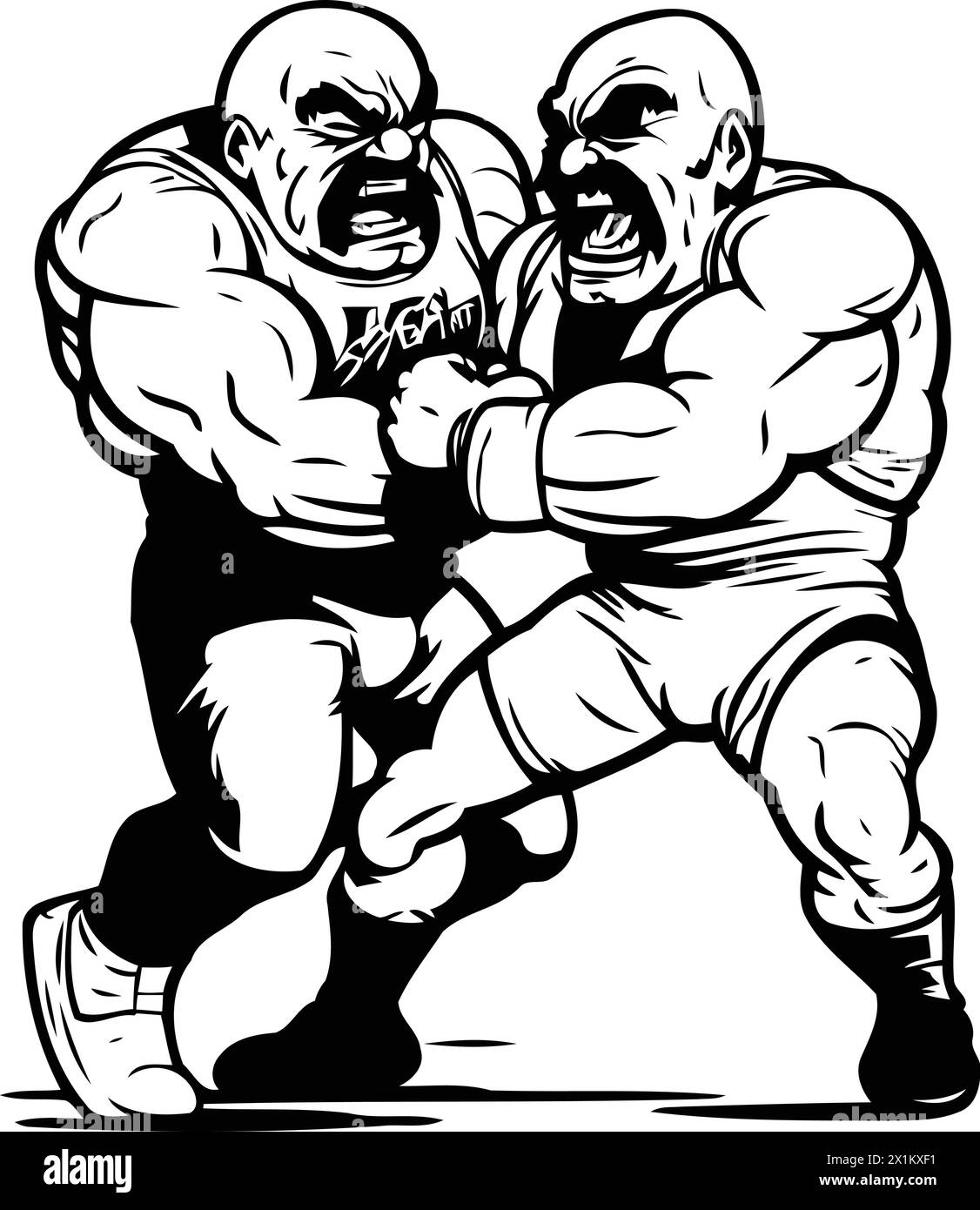 Old men fighting Black and White Stock Photos & Images - Alamy