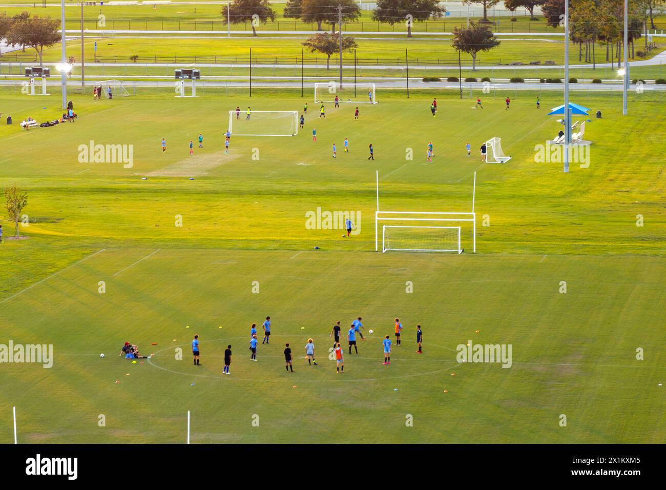 Aerial view softball field ball hi-res stock photography and images - Alamy