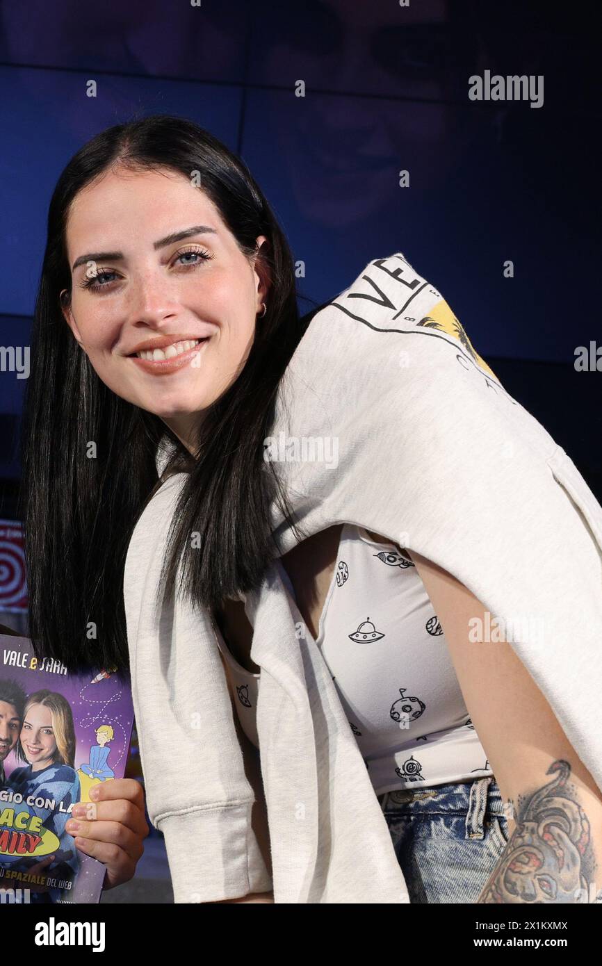in the photo Sara from Space Family Stock Photo - Alamy
