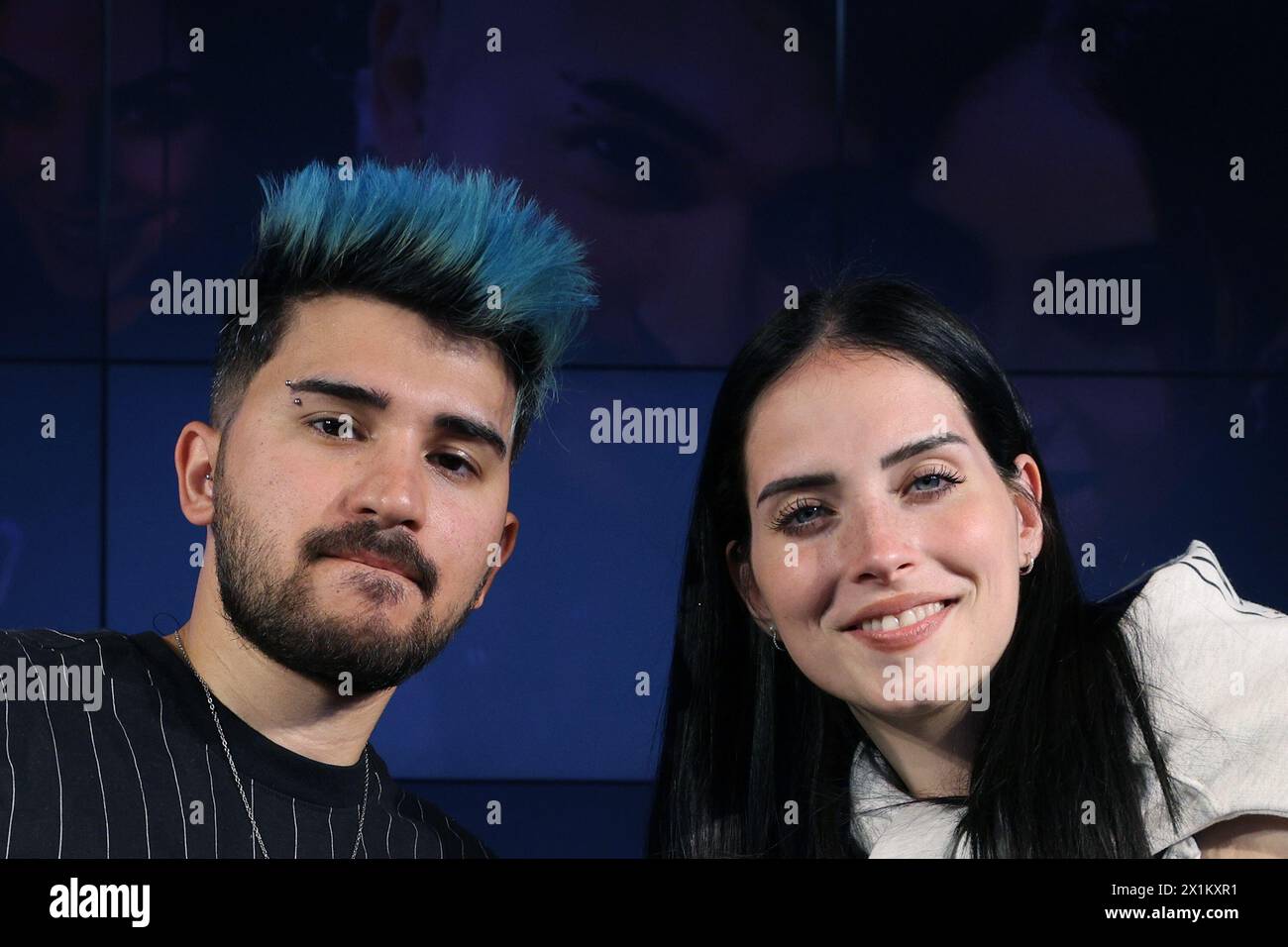 in the photo Vale and Sara from Space Family Stock Photo - Alamy