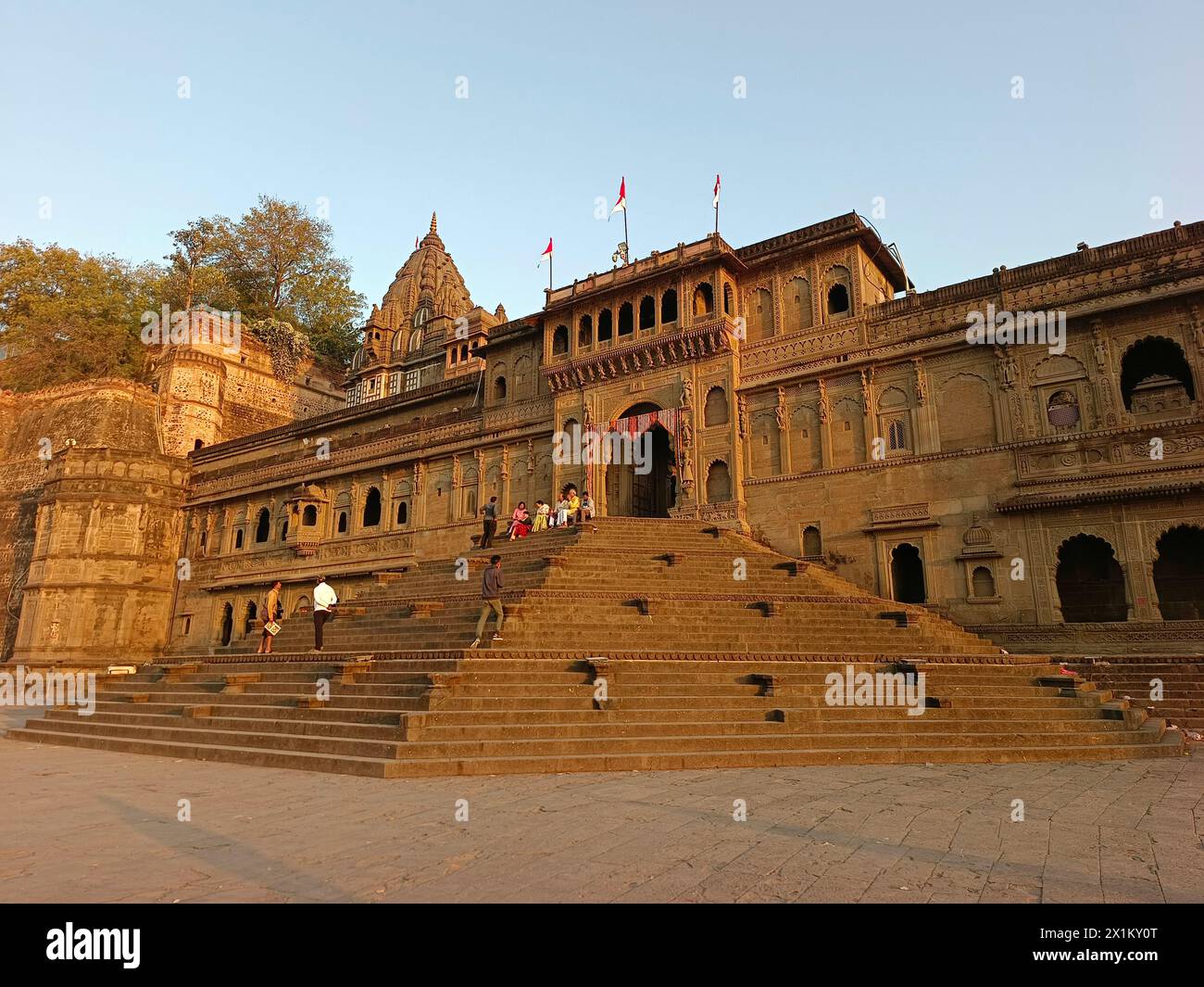Maheshwar, Madhya Pradesh, India, 24 Feb 2024, Beautiful carvings and ...