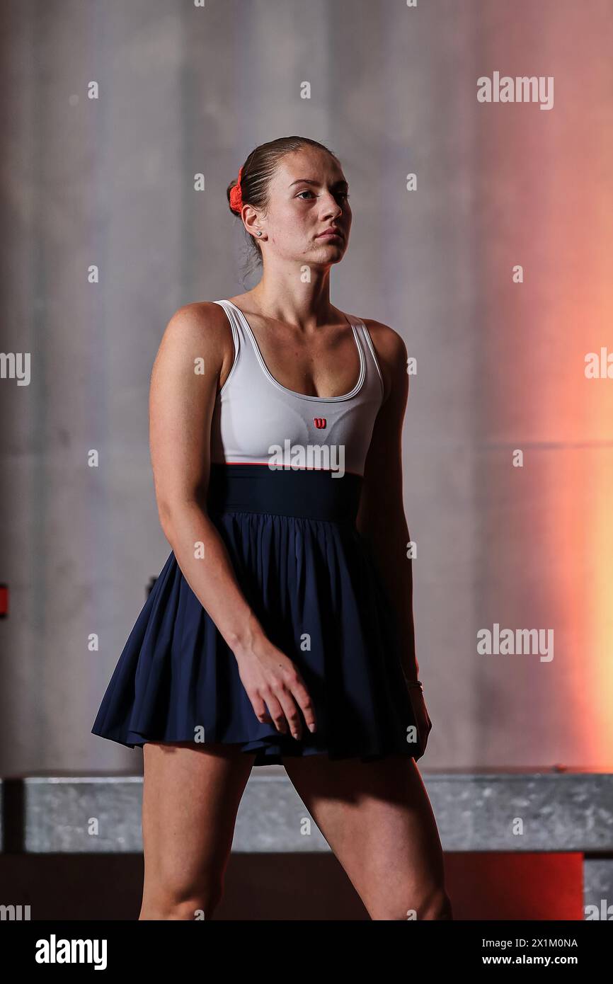 Stuttgart, Baden-Wuerttemberg, Germany. 17th Apr, 2024. Marta Kostyuk ...