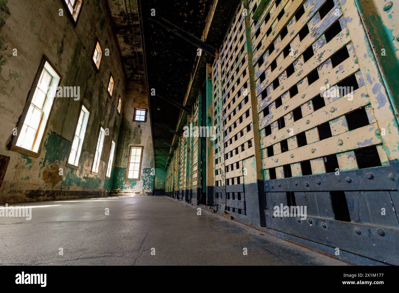 Prison door bars in cell hi-res stock photography and images - Alamy