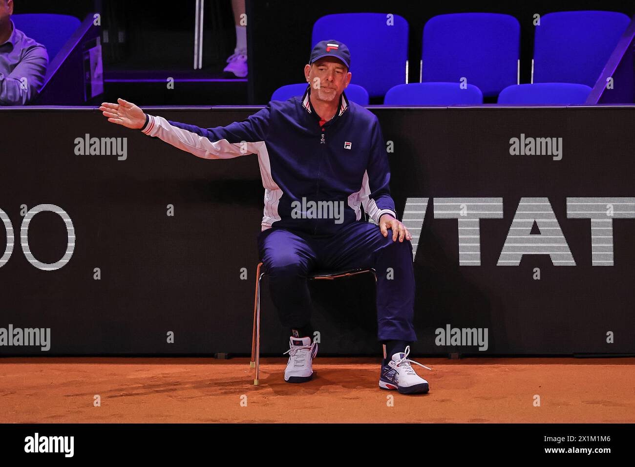 Stuttgart, Baden-Wuerttemberg, Germany. 17th Apr, 2024. Line Umpire ...