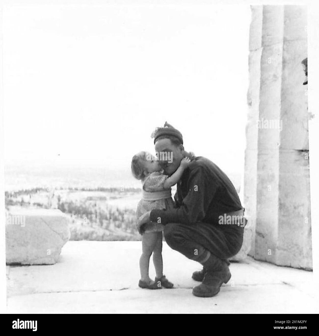 ENTRY INTO ATHENS - This little Greek girl, was very shy at first, but ...