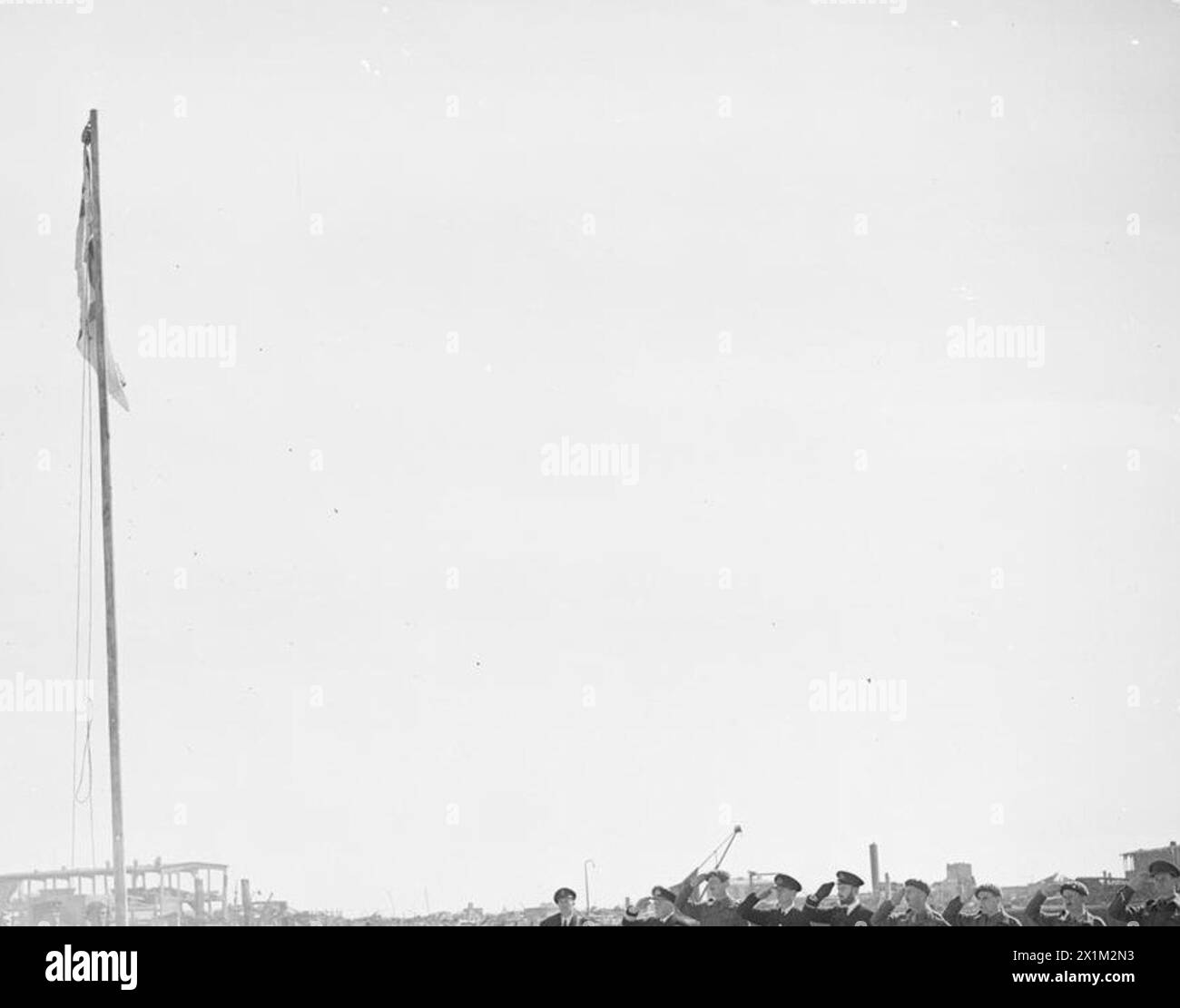 GERMAN SHIPS CARRY SCOTS GUARDS TO HELIGOLAND FOR ISLAND'S FORMAL ...