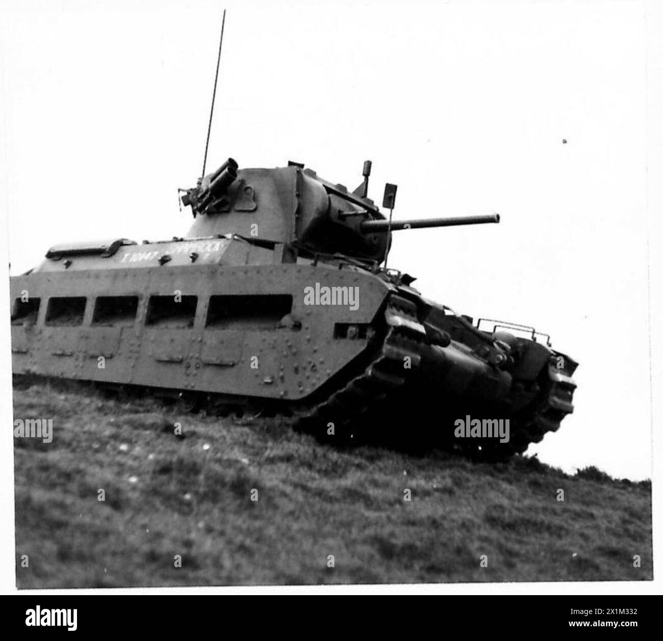 TANKS IN TRAINING - One of the tanks during the exercise, British Army ...