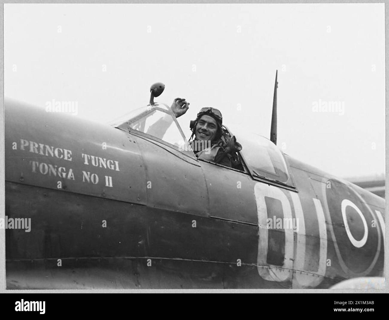 Flying Officer Y.E.P. Yeatman from Wellington, New Zealand, is in the ...