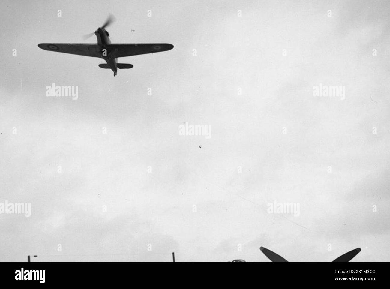 ROYAL AIR FORCE: FRANCE, 1939-1940. - A Hawker Hurricane Mark I, 'VY-H ...