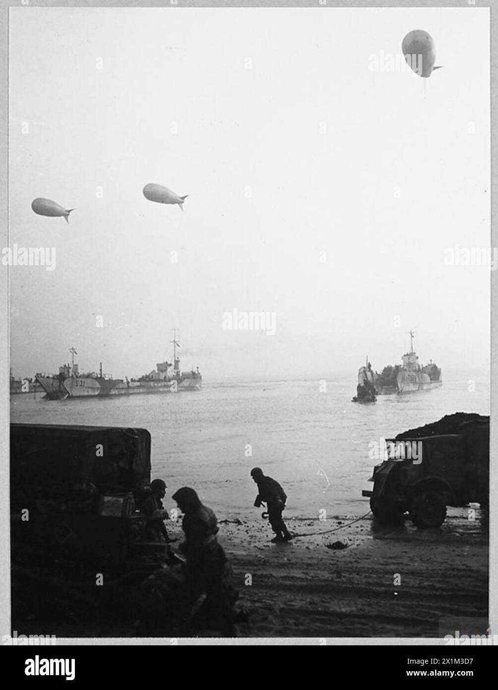 SCENES DURING INVASION EXERCISES. - Photographs of the recent large scale invasion exercises in ...