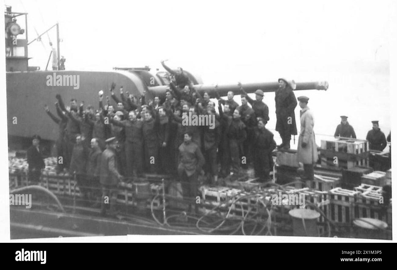 British Army troops embark on warships for deployment to Norway ...