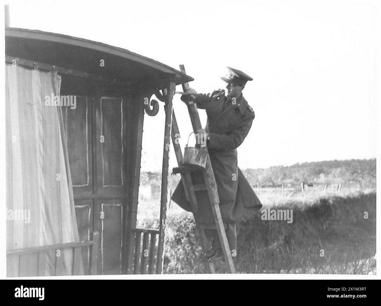 Camouflage techniques are applied in the 8th Corps area under Southern ...