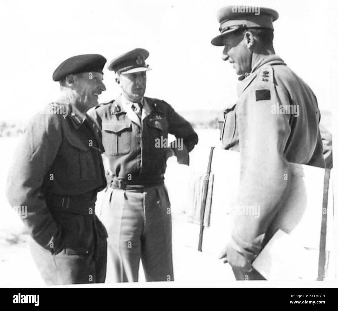 GENERAL MONTGOMERY VISITS GHURKAS SERVING ON THE TUNISIAN FRONT ...