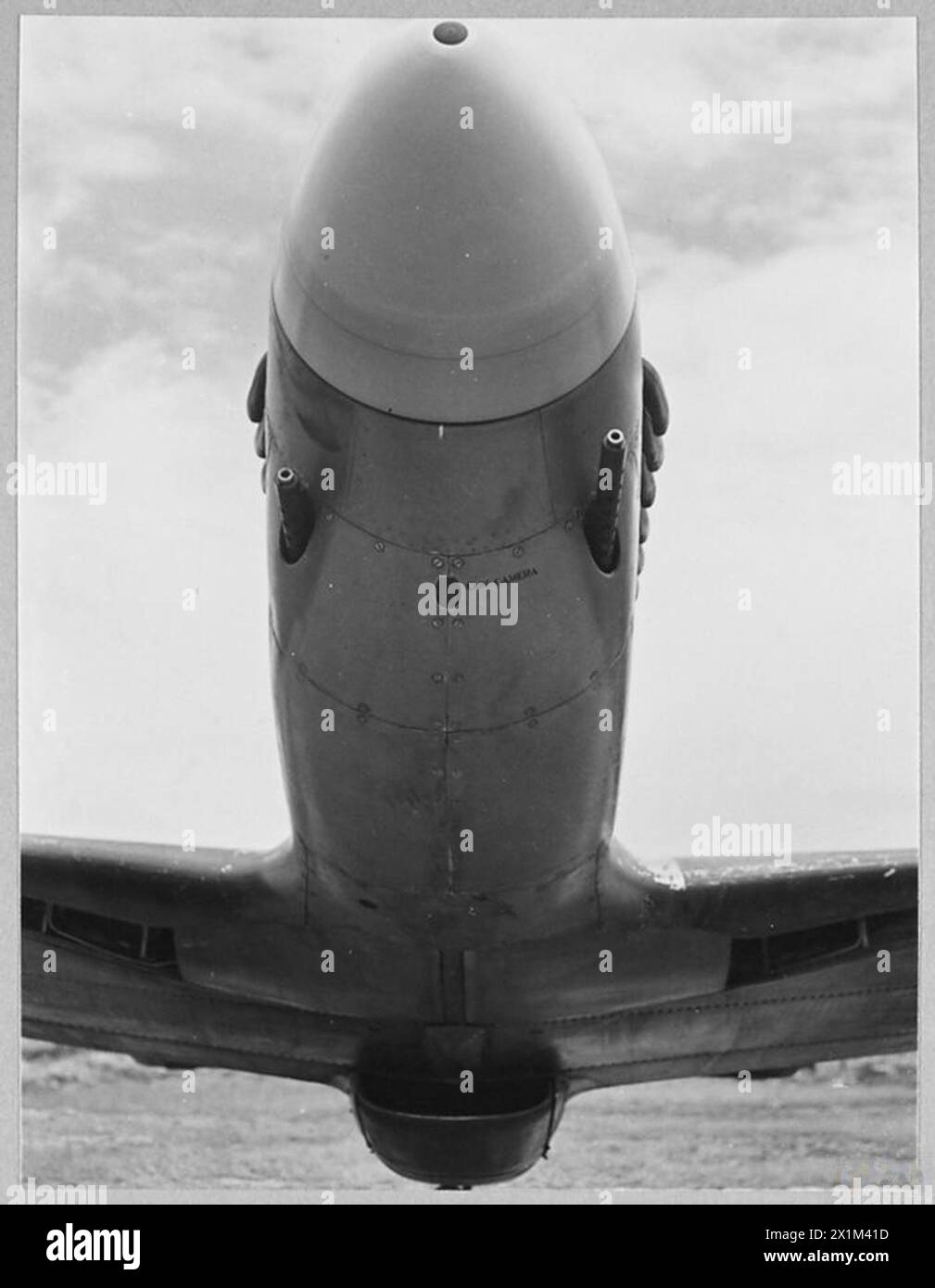 Photographs from 1943 showing the armament of the Hurricane 'tank ...