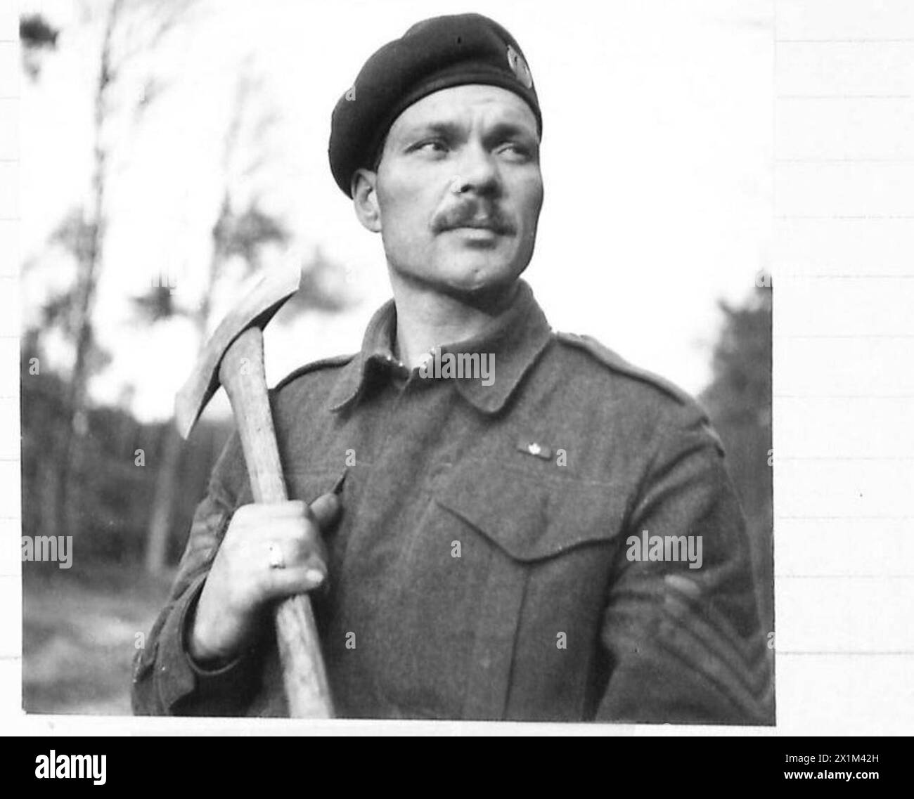 Canadian forestry industry Black and White Stock Photos & Images - Alamy