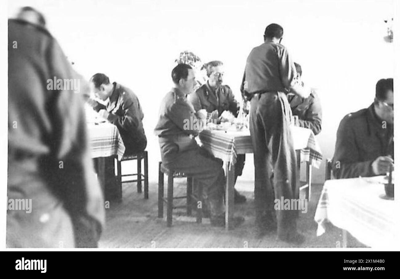 A GREEK ARMY IN TRAINING - In the Officers' Mess , British Army Stock ...