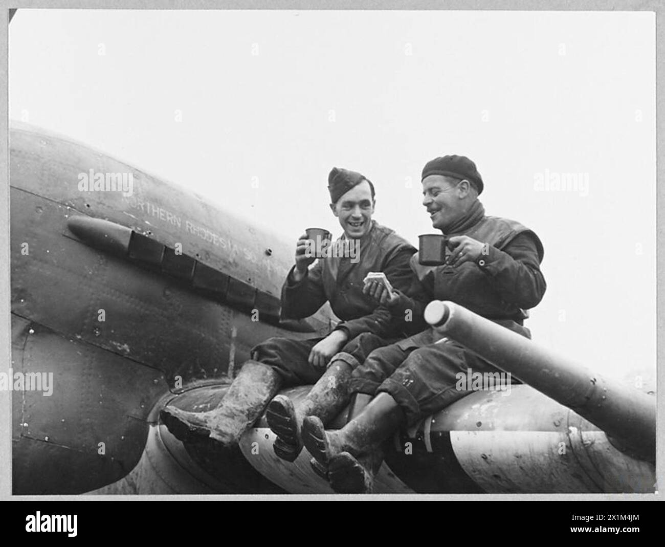 Ground crew of the Northern Rhodesian Squadron, Aircraftman R. Hamieson ...
