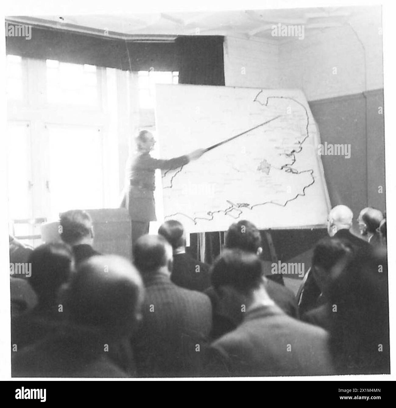 General Sir Alan Brooke, Commander-in-Chief of Home Forces, addressing ...