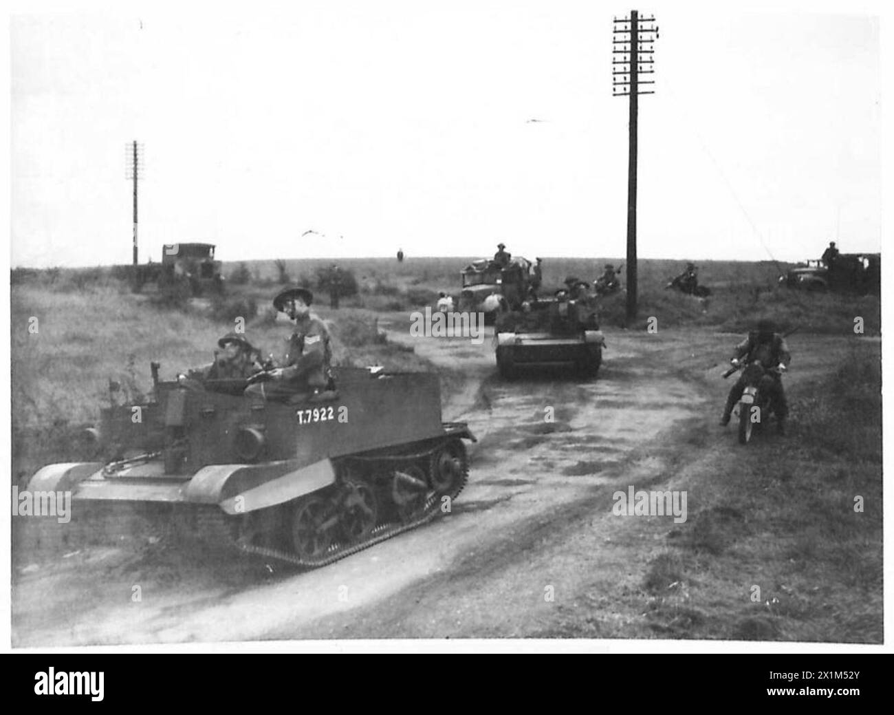SORTIE "Y" - Bren carriers in the Flying Column out on an exercise ...