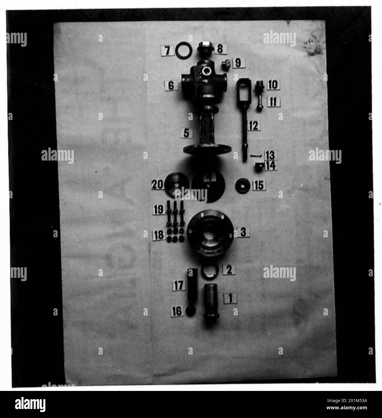 ARMY WASHING MACHINES - Crane reducing valve , British Army Stock Photo ...