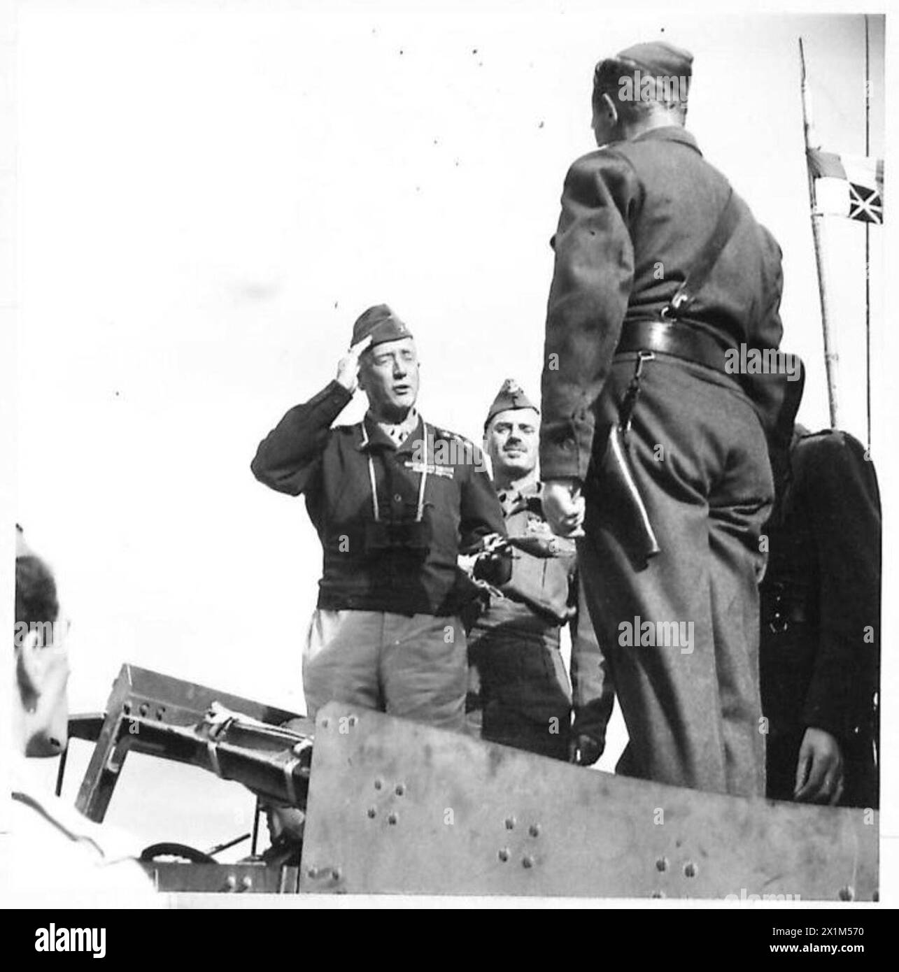 The commanding officer of headquarters regiment Cut Out Stock Images ...