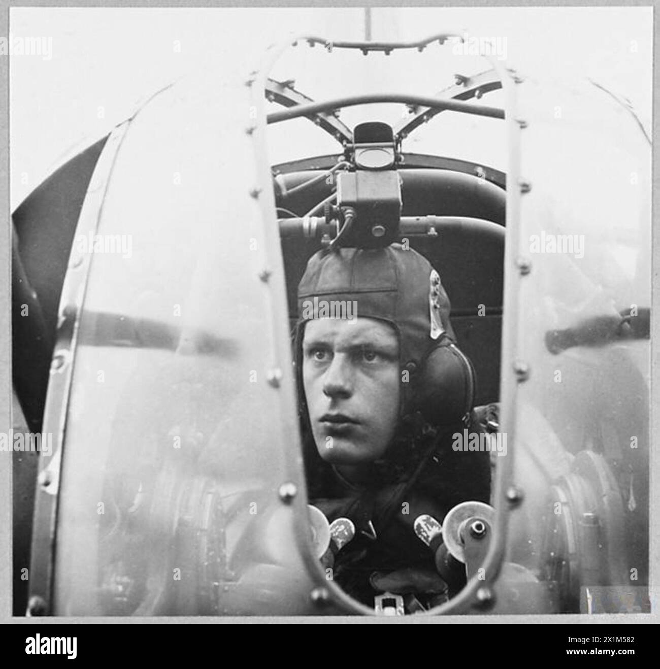 An RAF air gunner, illustrating one of the operational roles of airmen ...