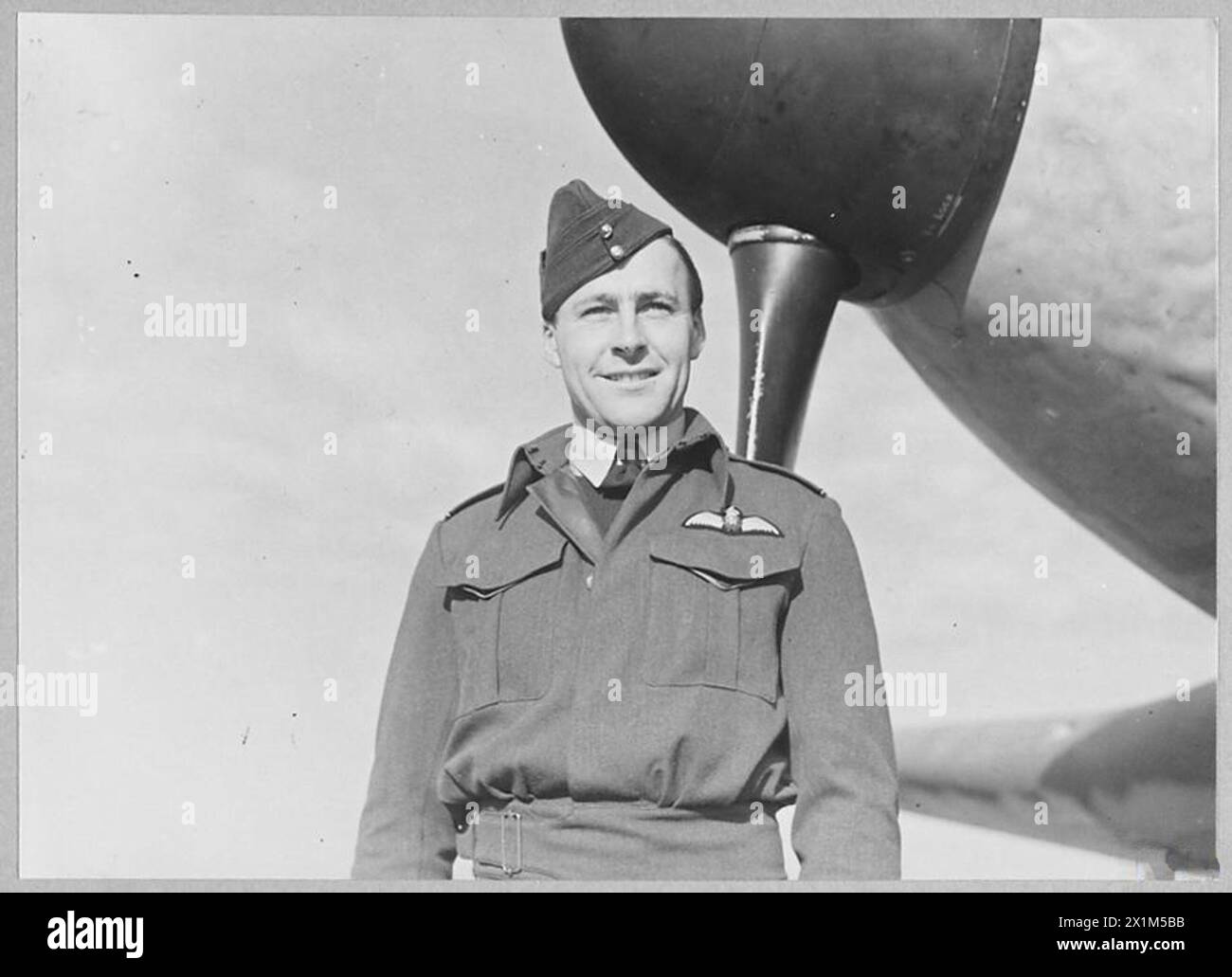 American pilots of No. 71 Eagle Squadron, including John Butler Ayre ...