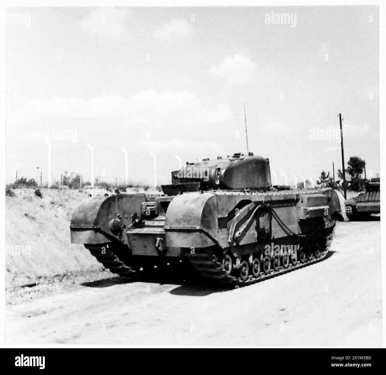 CHURCHILL TANK - Photographs of Churchill Tank Mk. 4 taken for M. T. I ...