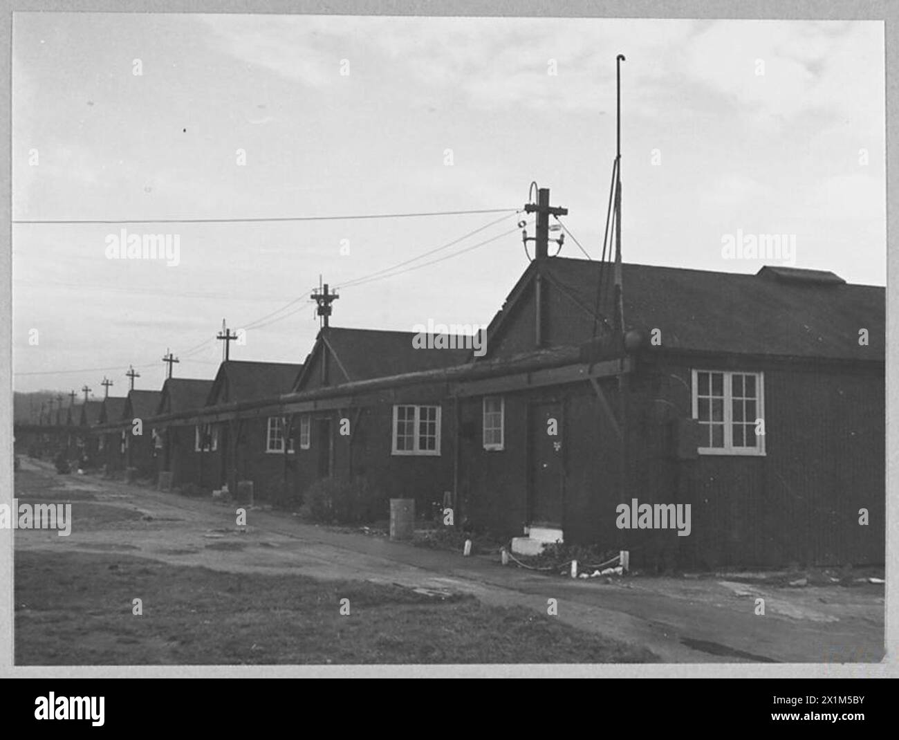 The original cadet quarters at the Royal Air Force College, Cranwell ...