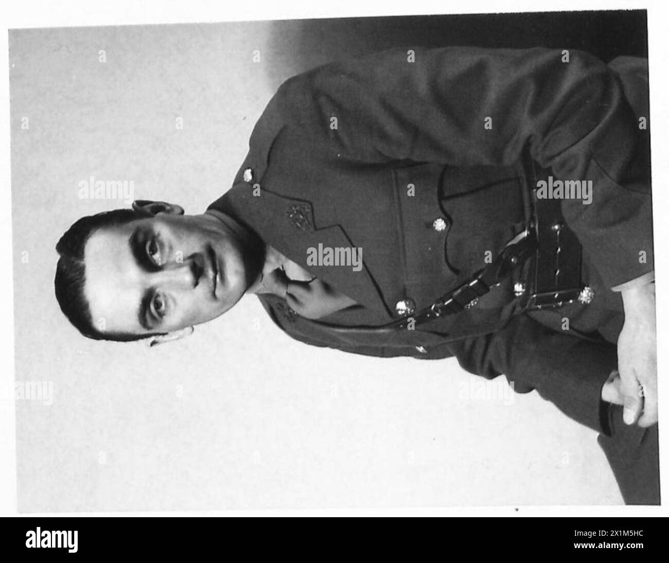 A portrait of Lieutenant W. Lockeyear, serving as the Official War ...
