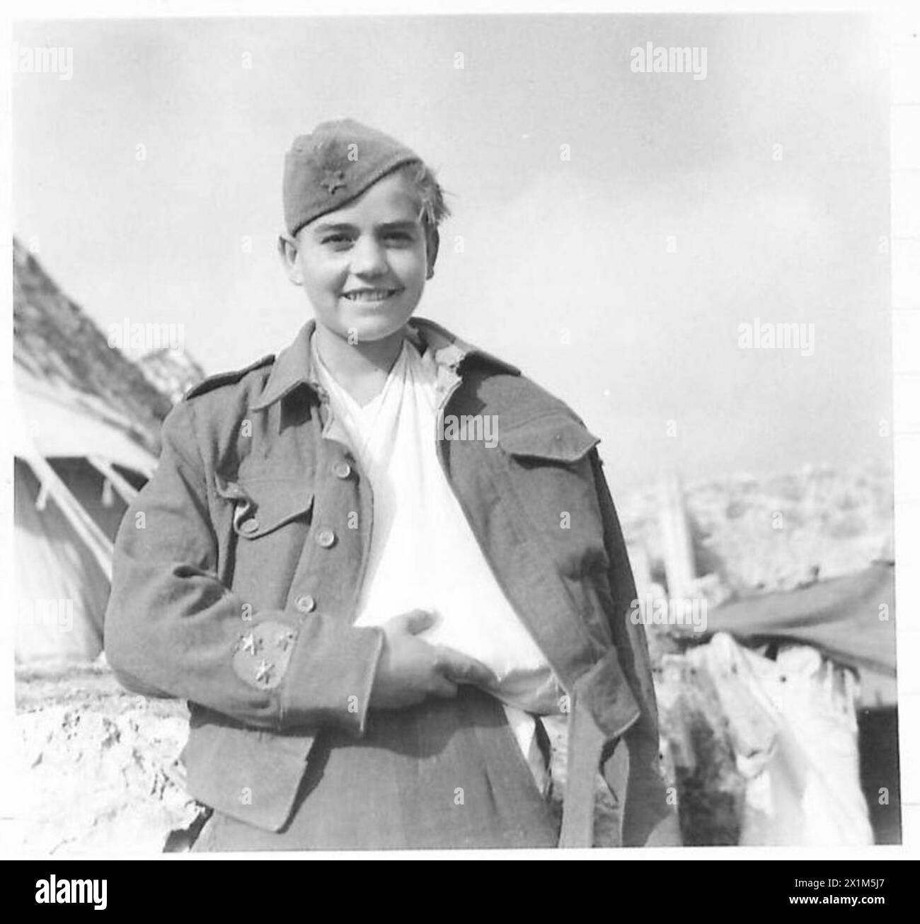 BRITISH SURGEONS WITH YUGOSLAV PARTISANS - This Sergeant (Vachev) aged ...