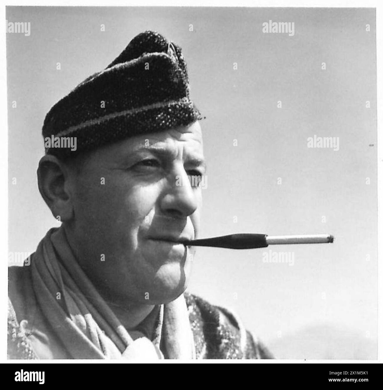 Lieutenant Michel Charles Bouis commands the Goums in North Africa ...
