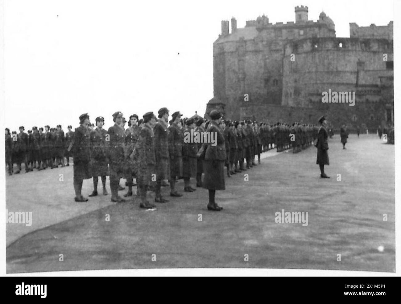 A.T.S. AND F.A.N.Y. AT A CHURCH PARADE - A.T.S. and F.A.N.Y. on parade ...