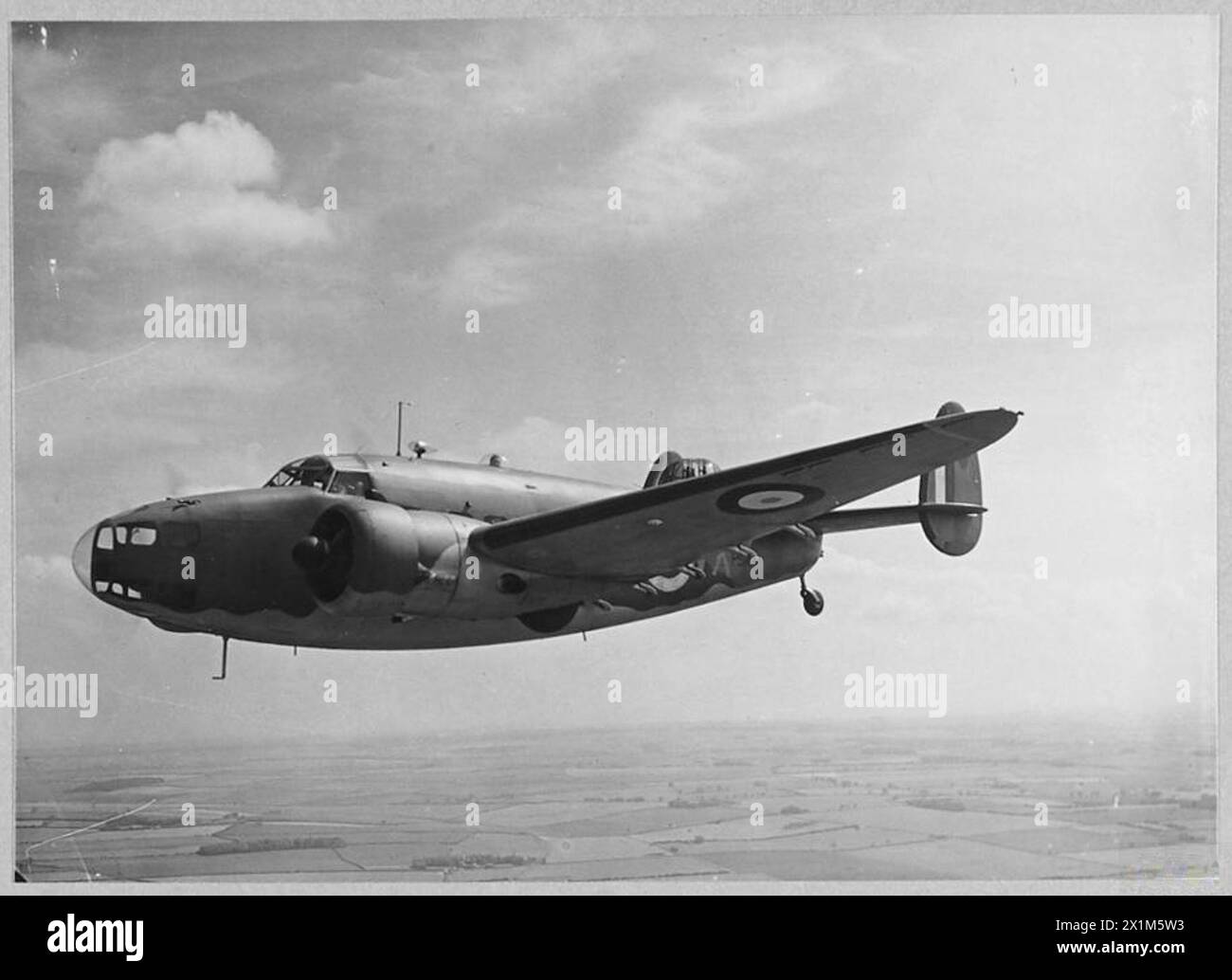 HUDSON MARK 1 (LOCKHEED) - Two Wright Cyclone Engines. No. 206 Squadron ...